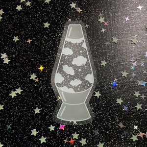 Clouds Lava Lamp Sticker Groovy Sticker Clouds Sticker Clear Sticker - Etsy