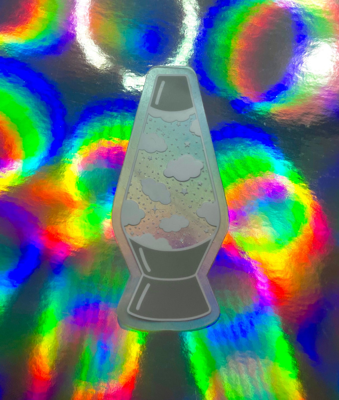 Clouds Lava Lamp Sticker Groovy Sticker Clouds Sticker Clear Sticker - Etsy