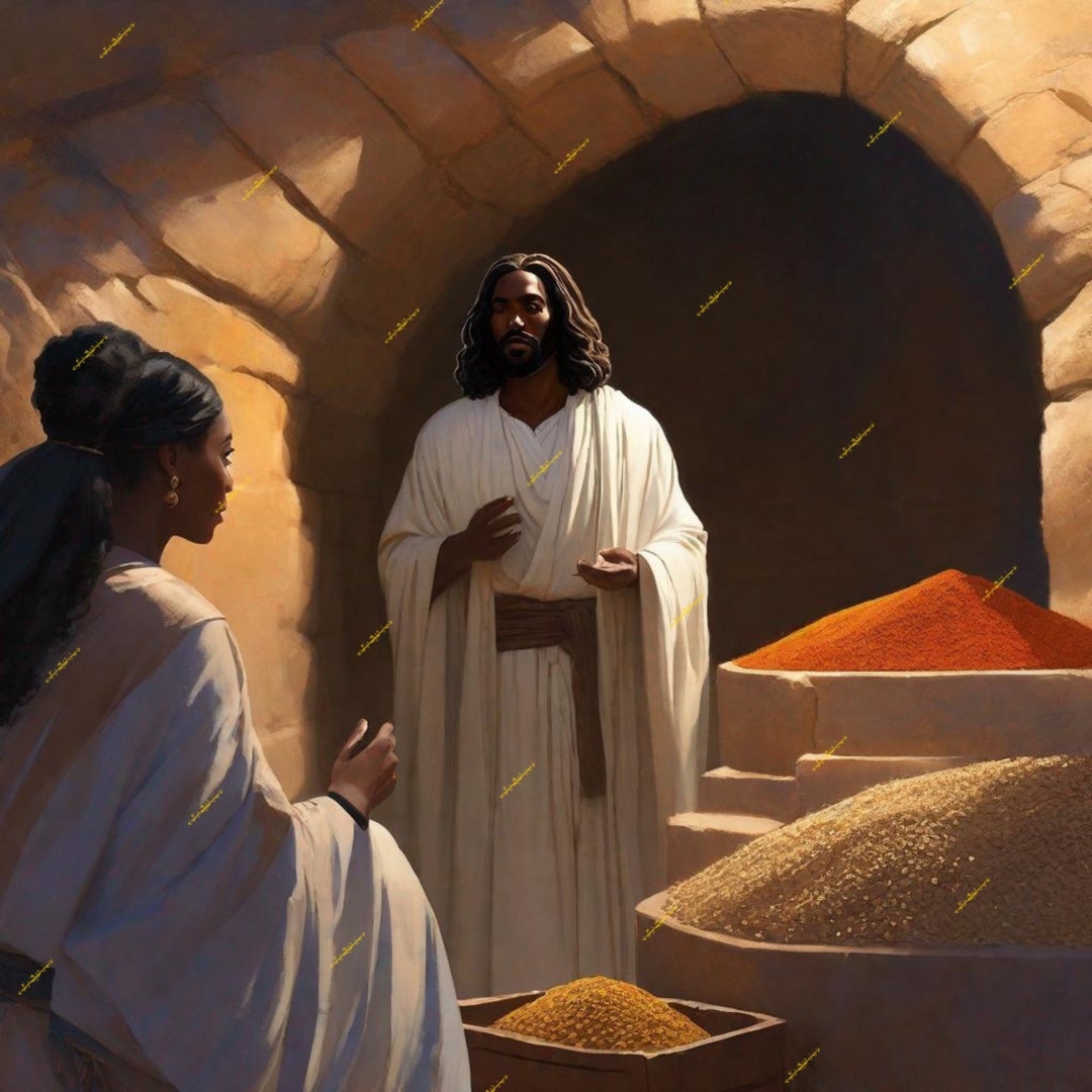 Jesus Appearing at the Tomb PNG - Etsy