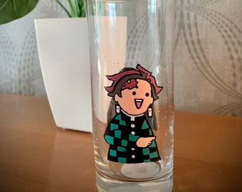 Demon Slayer Glass Painting | Etsy