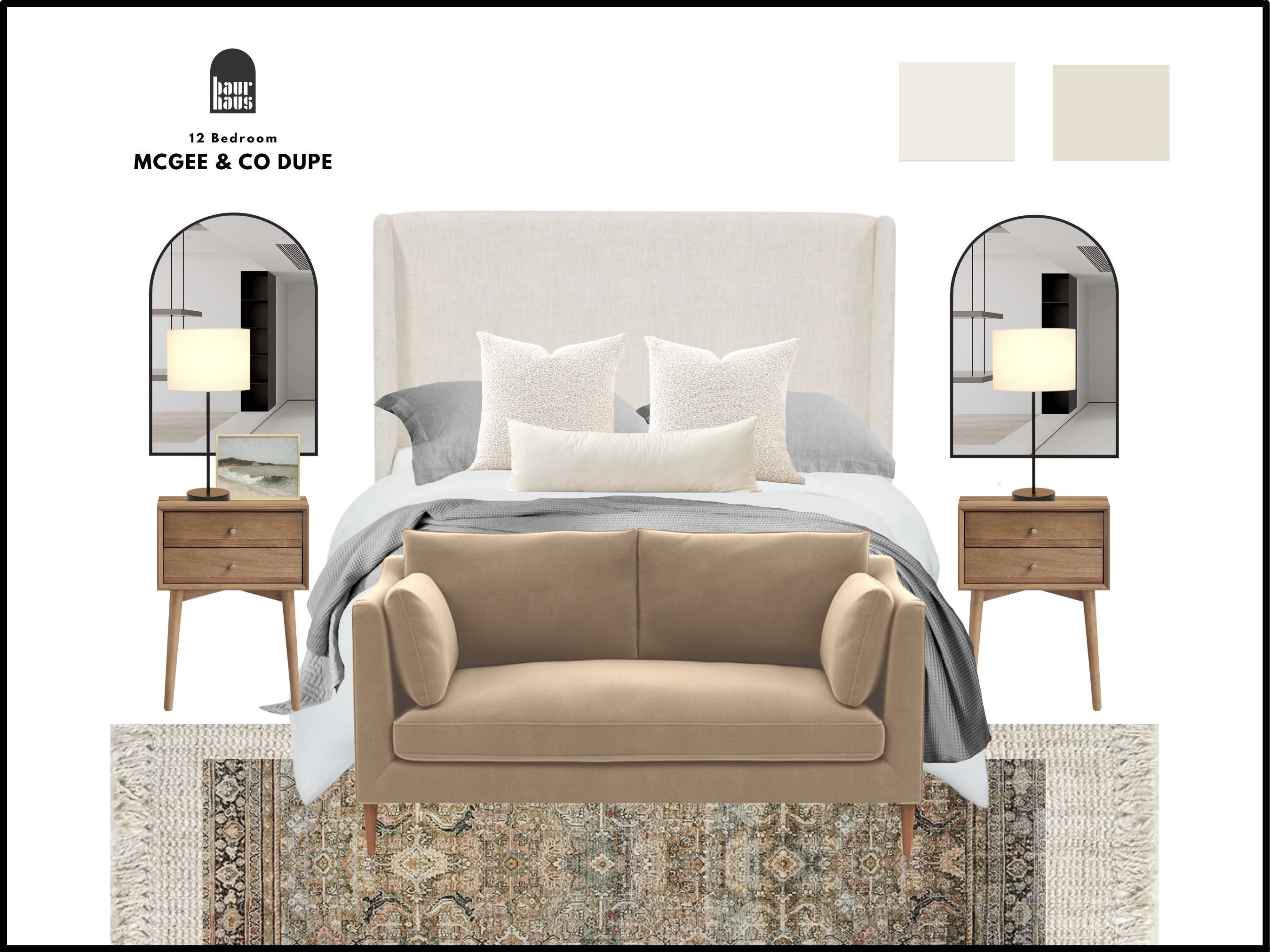 Duped Mcgee & Co Bedroom Package|studio Mcgee Bed|bedroom Package|pre ...