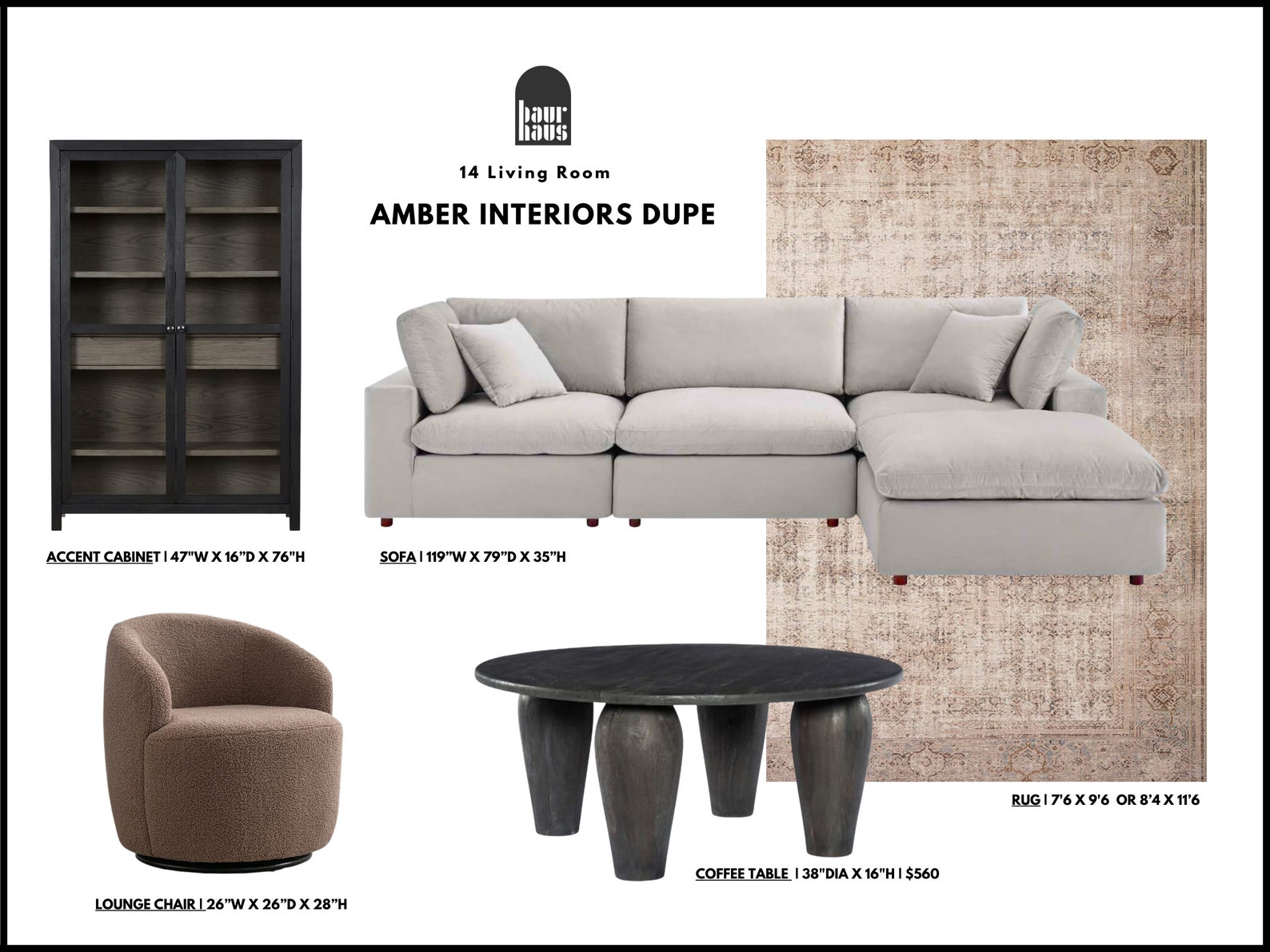 Amber Interiors Dupe Living Room Package|living Room Package|pre ...