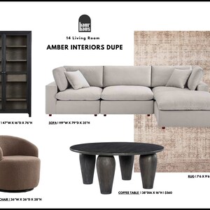 Amber Interiors Dupe Living Room Package|living Room Package|pre ...