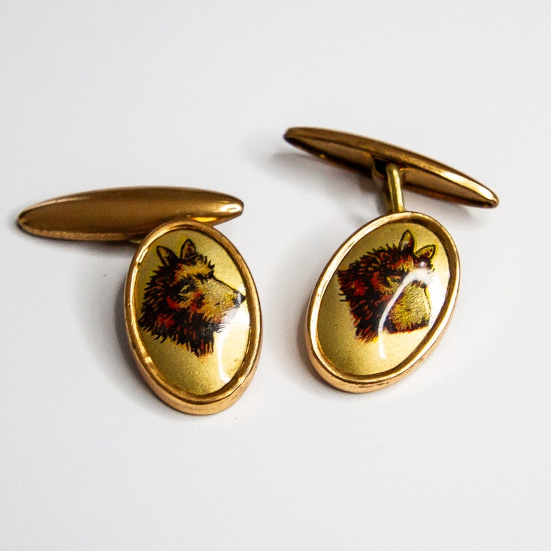 Custom Dog Cufflinks - Etsy