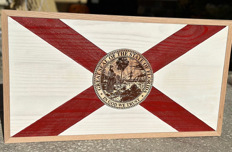 State of Florida Combo Flag - Digital Files Only - Laser and CNC Combo ...