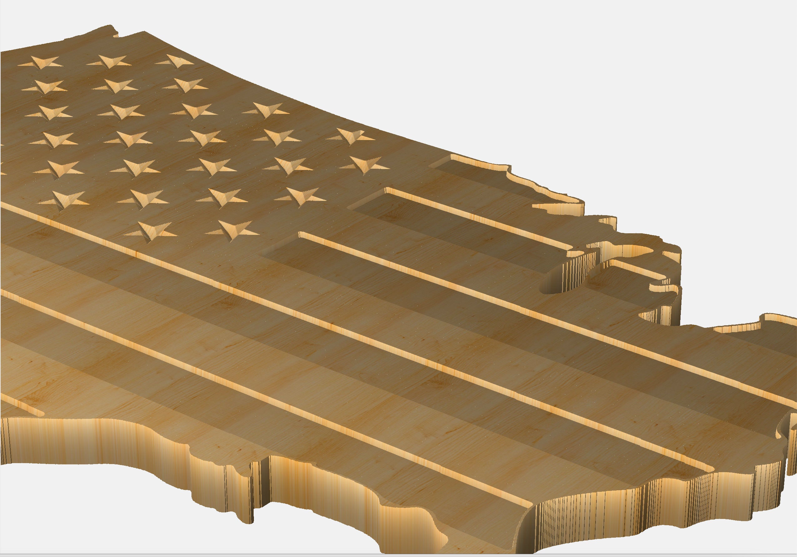 SVG & Carbide Createcarbide Create America Shaped Flag .c2d File - Etsy