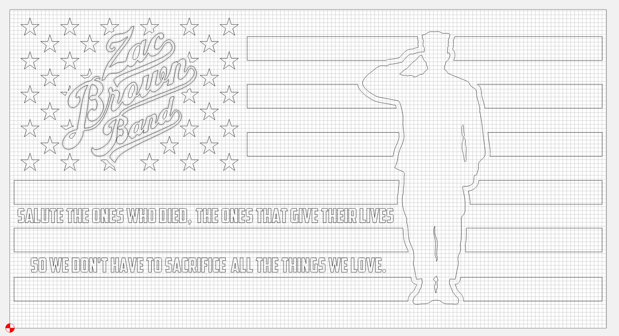 Zac B SVG & Carbide Createcarbide Create Brown Band .c2d File - Etsy