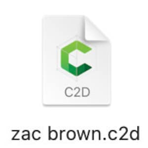 Zac B SVG & Carbide Createcarbide Create Brown Band .c2d File - Etsy