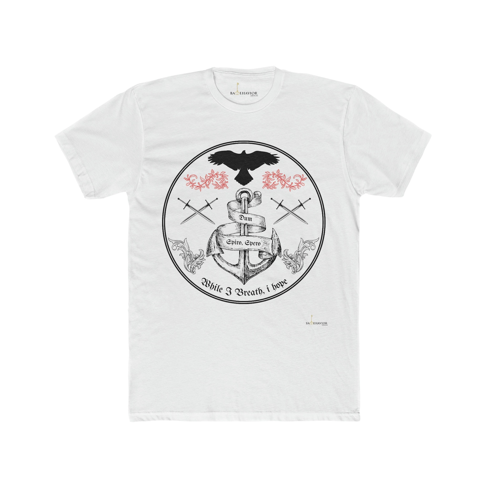 Dum Spiro Spero While I Breath I Hope. Men's Cotton - Etsy
