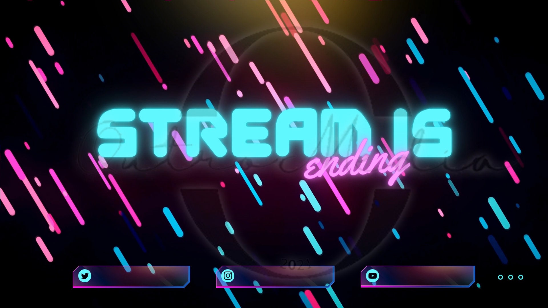 Retro Animated Overlay Scenes Package - Starting Soon, BRB, Chatting ...