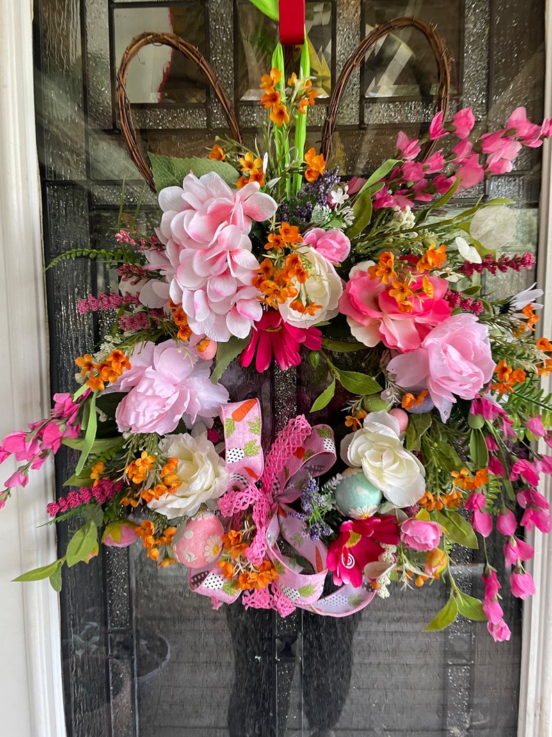 Bunny and Flowers, Grapevine Bunny Bundle Decorate in Style, Bunny Home ...