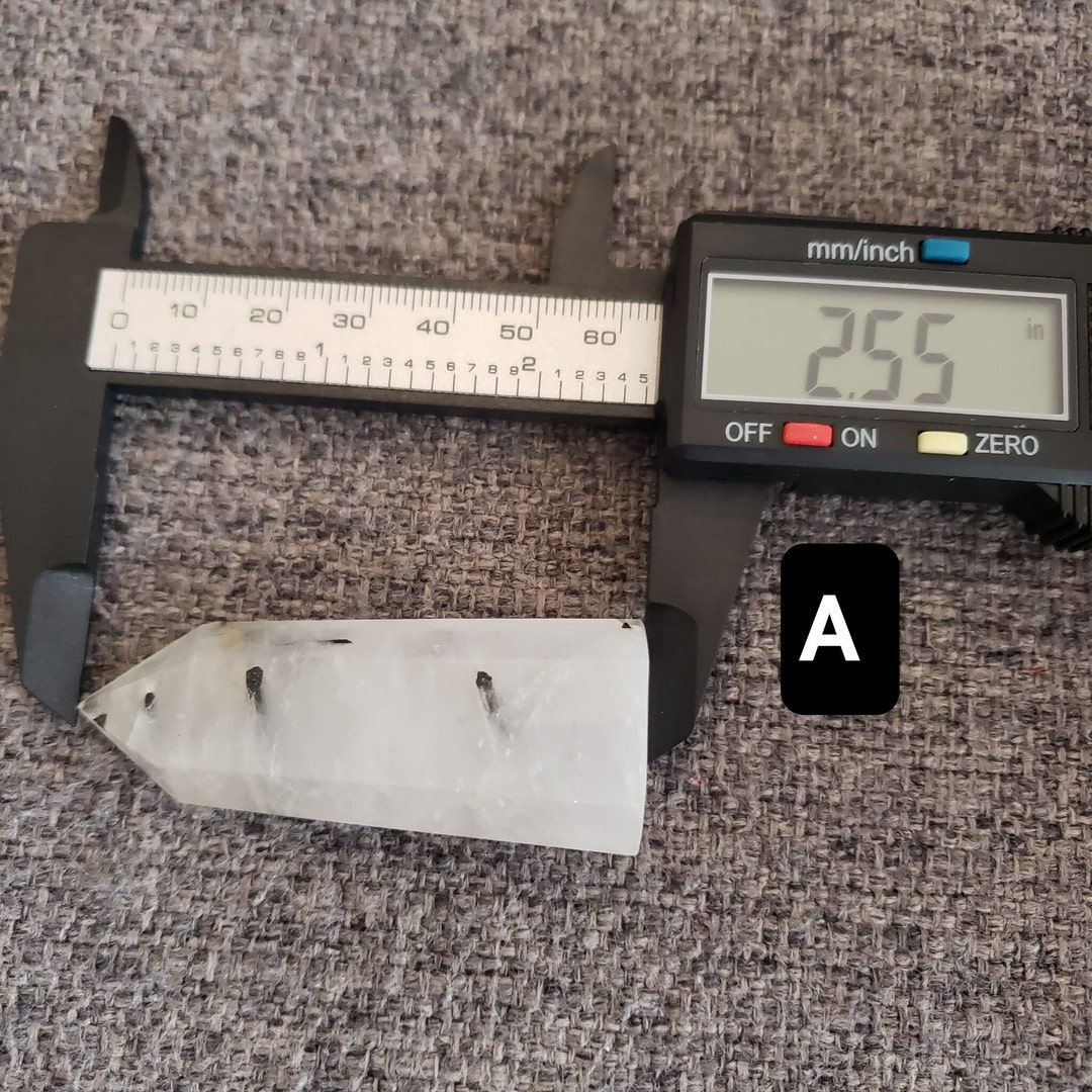 Tourmaline in Quartz Towers. Healing Crystal. Quartz and Tourmaline ...