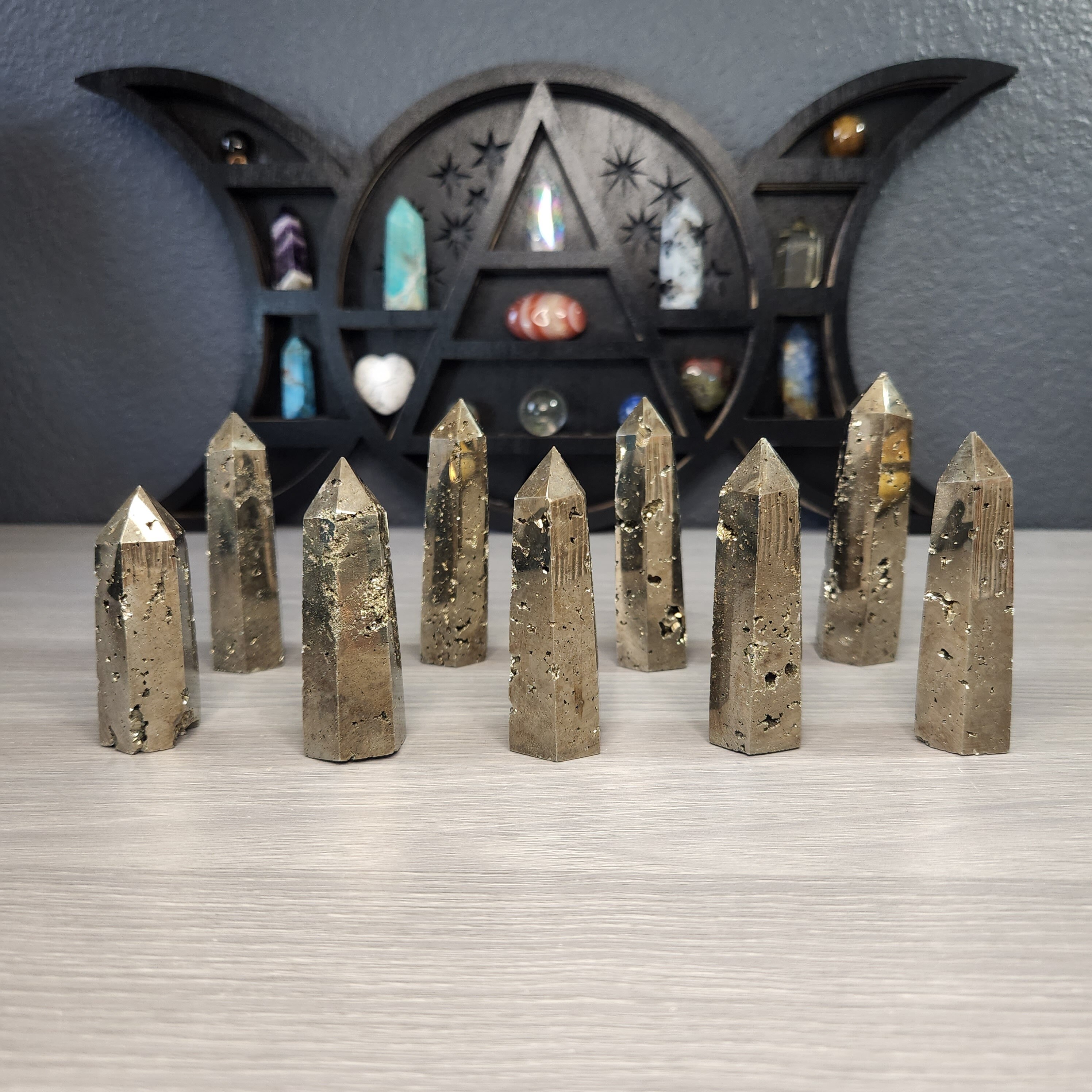 Pyrite Tower. Pyrite Point. Druzy. Healing Crystal. Crystal - Etsy