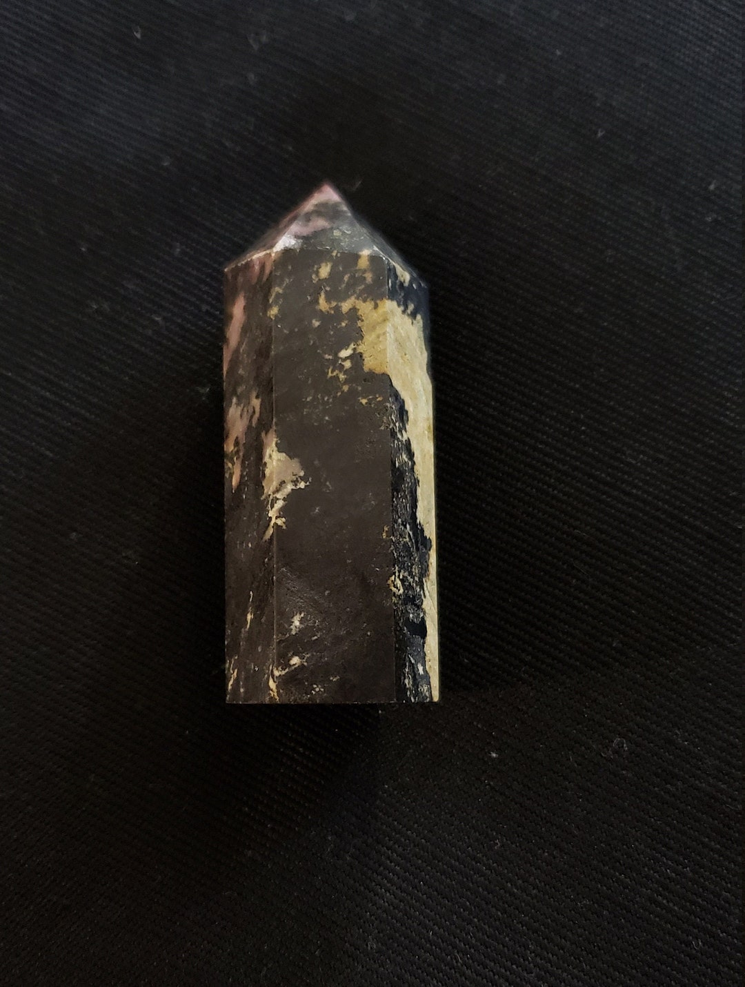 Rhodonite Tower. Small Tower. Healing Crystal. Rhodonite Crystal. - Etsy