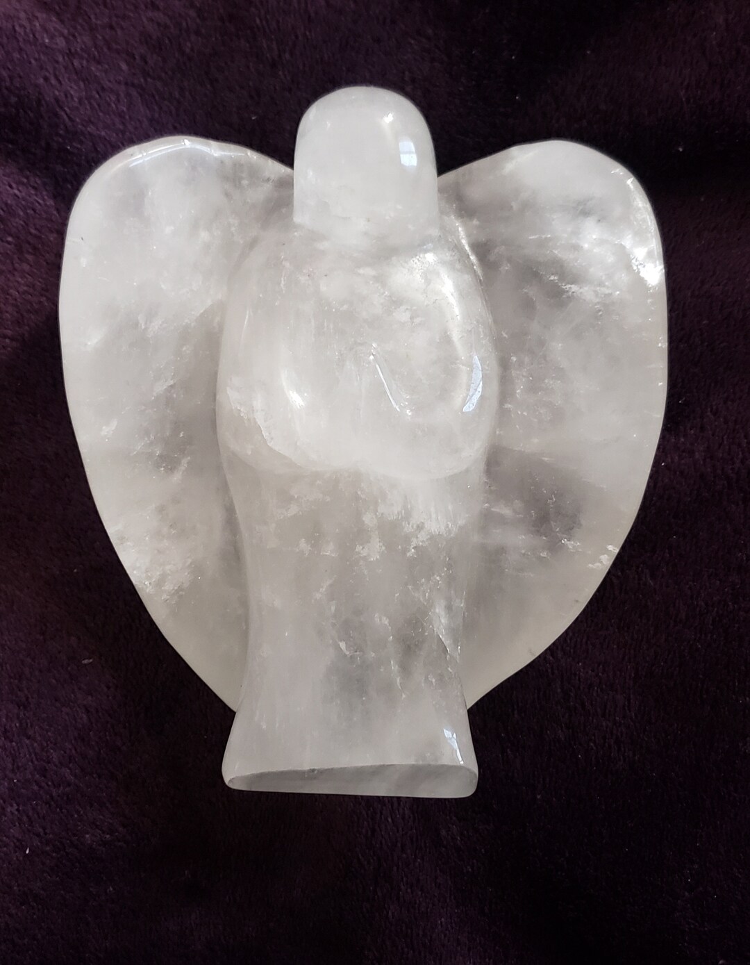 Clear Quartz Angel Carving. Healing Crystal. Quartz Angel. Crystal ...