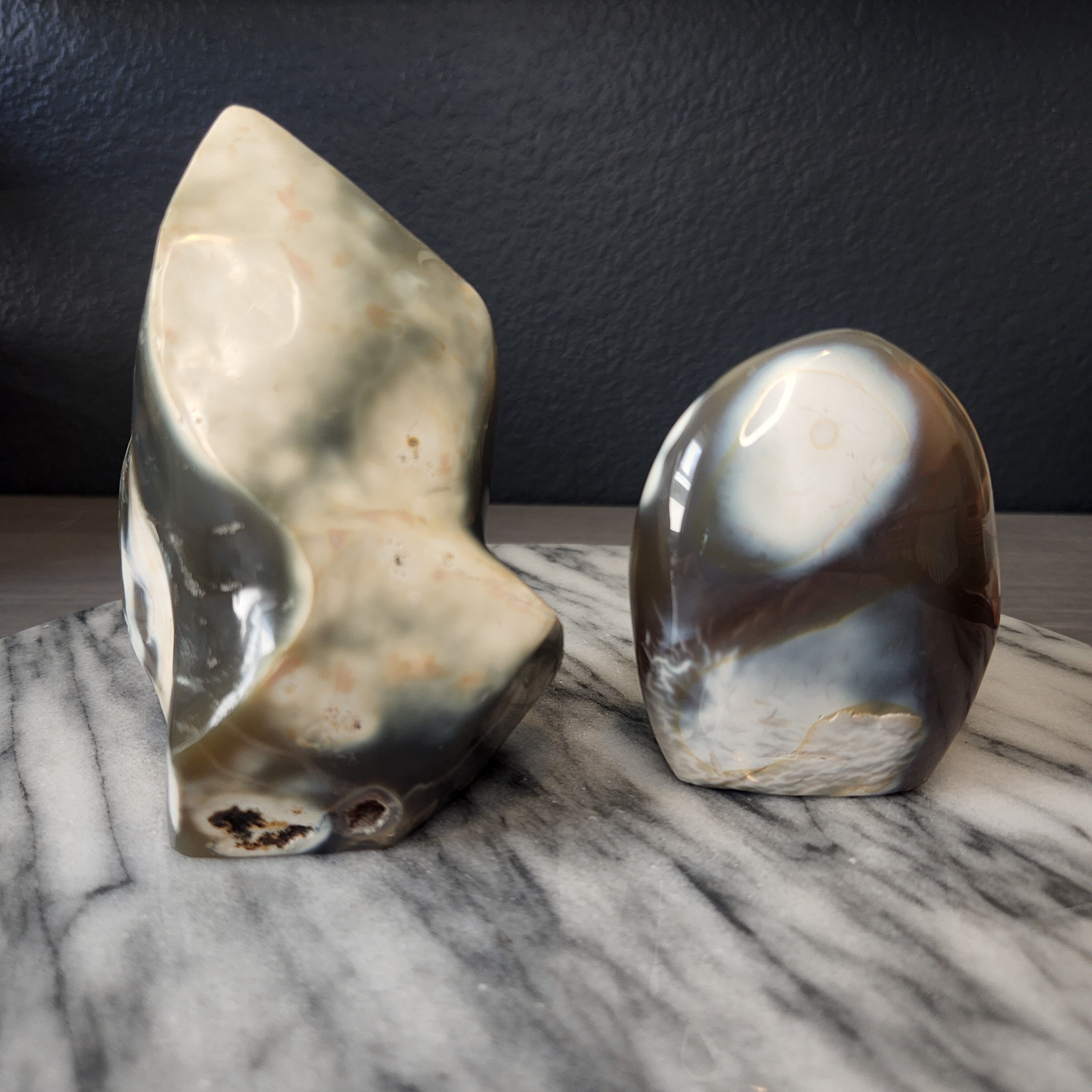 Orca Agate Flame. Orca Agate Freeform. Healing Crystal. - Etsy