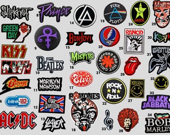 Rock Band Patches - Etsy