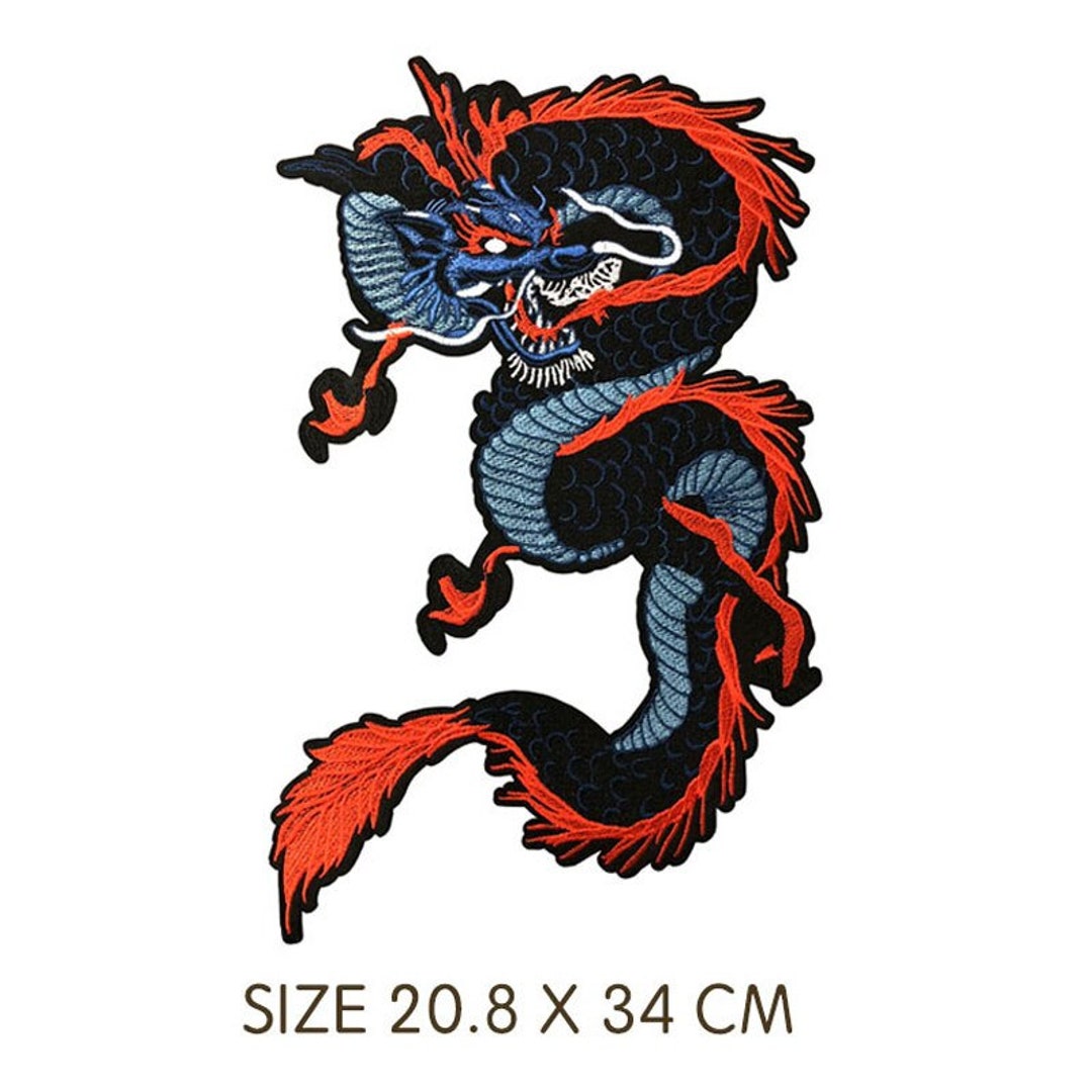 Dragon- Iron on Patches - Premium Quality - Patch for Clothing - Etsy