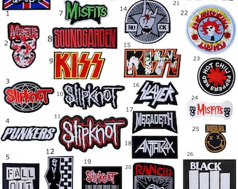 Rock Band Patches | Etsy