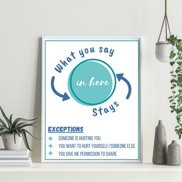 Confidentiality Sign - Etsy
