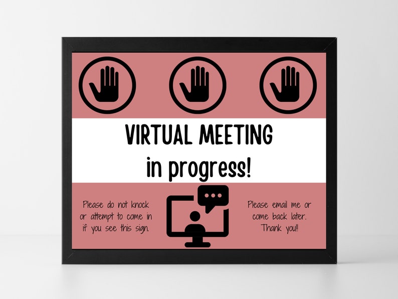 Do Not Disturb Signs, Bundle: Testing, Virtual Meeting, & General for ...