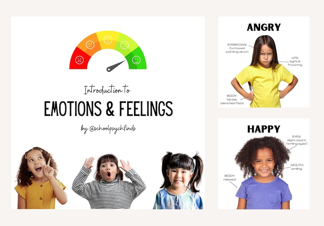 Teaching Emotions (with Real Pictures) Counseling Resource Activity ...