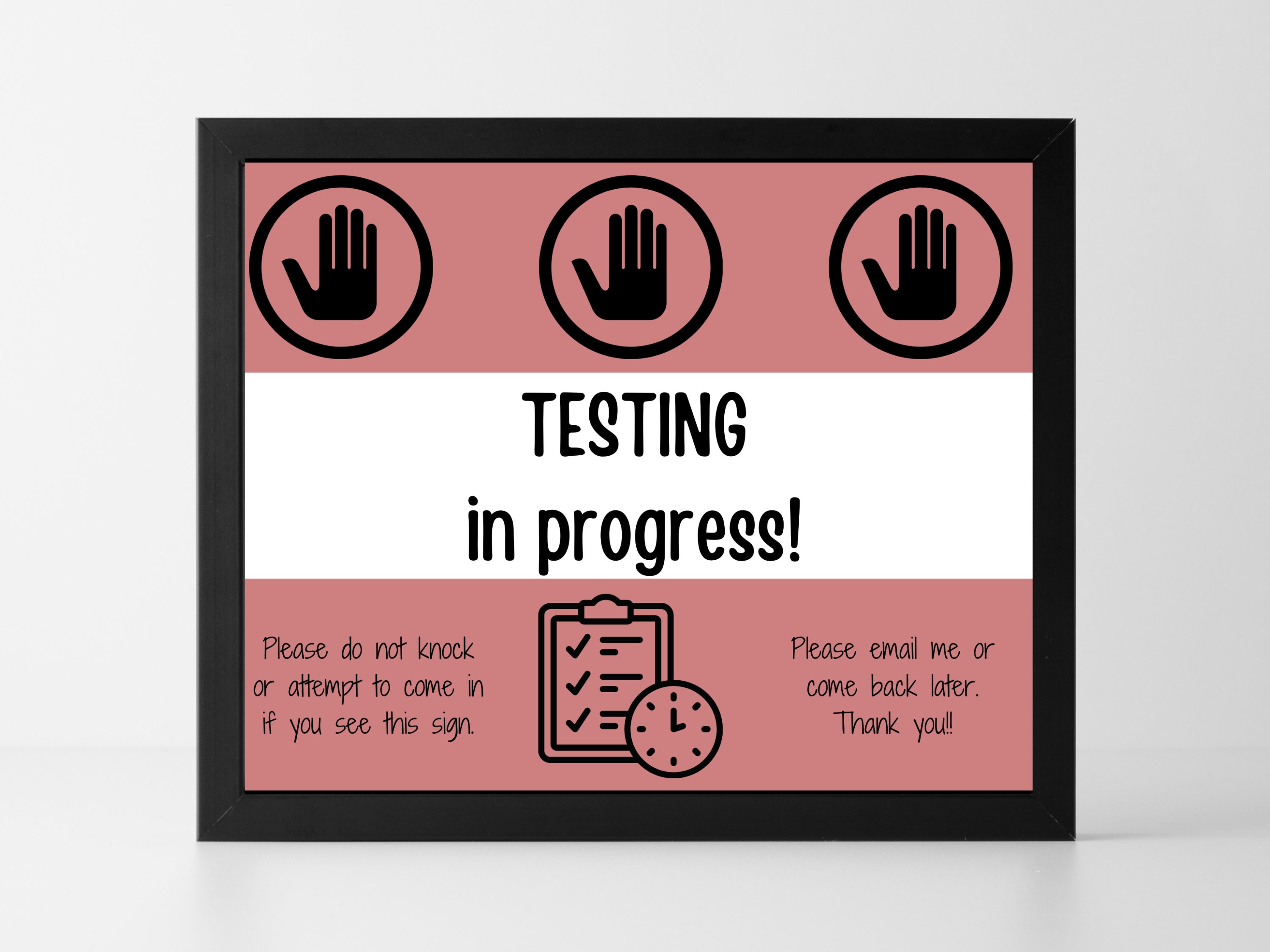 Do Not Disturb Signs, Bundle: Testing, Virtual Meeting, & General for ...