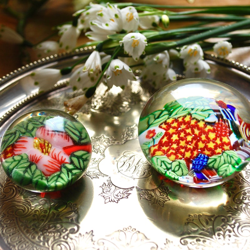 Flower Paperweight - Etsy