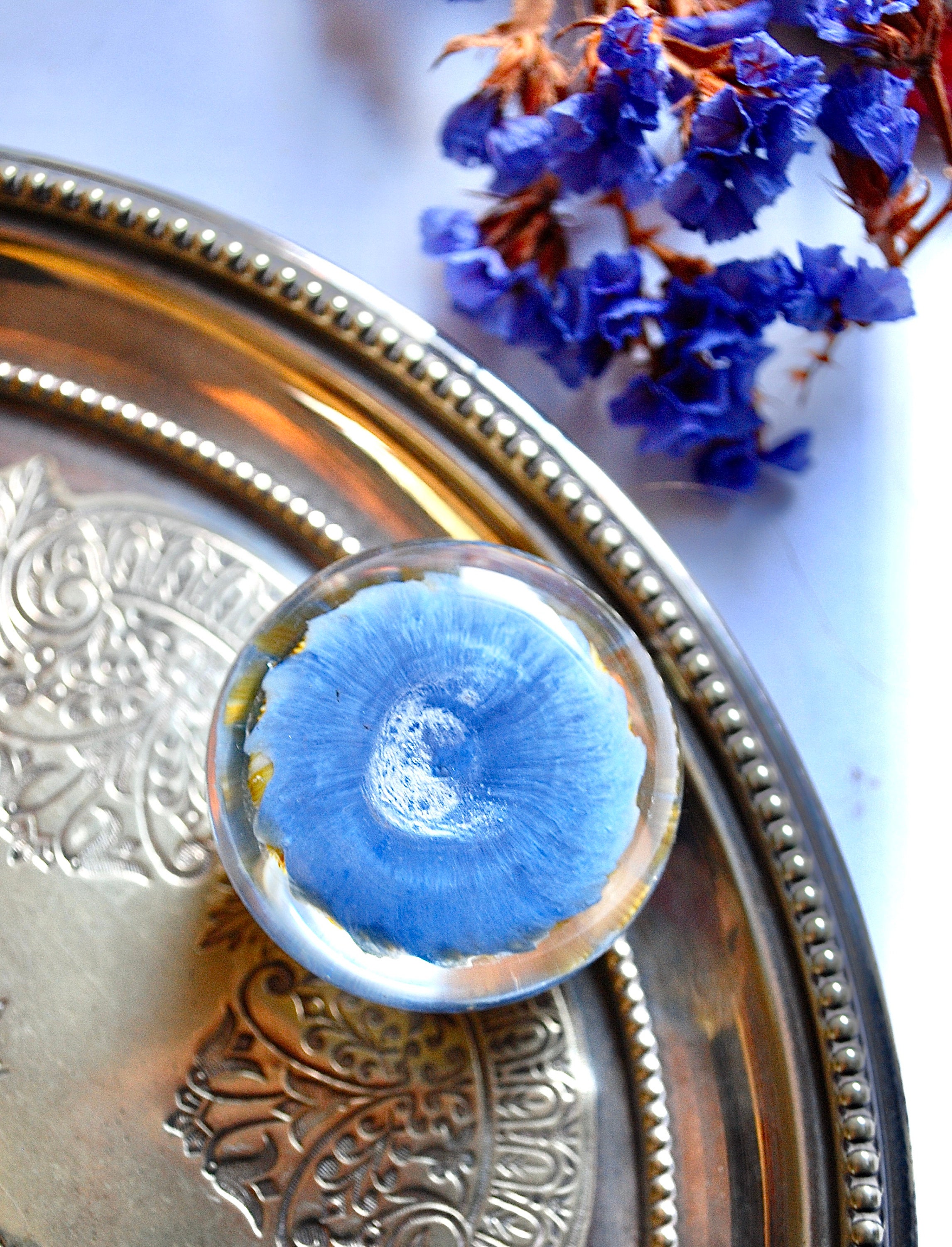 Vintage Small and Beautifully Made Glass Paperweight With Perfect ...