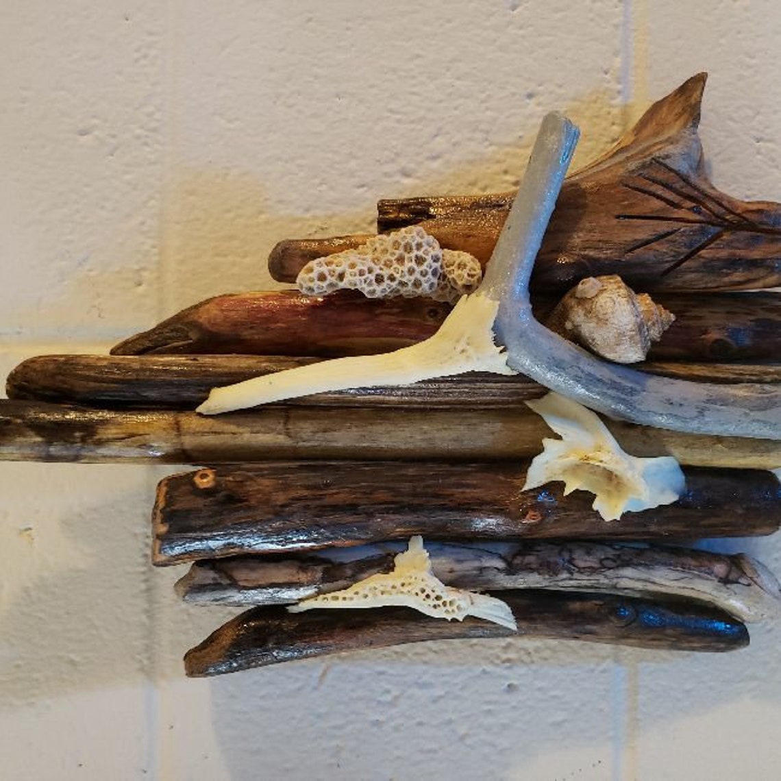Driftwood Raft Decor for Wall or Table - Etsy