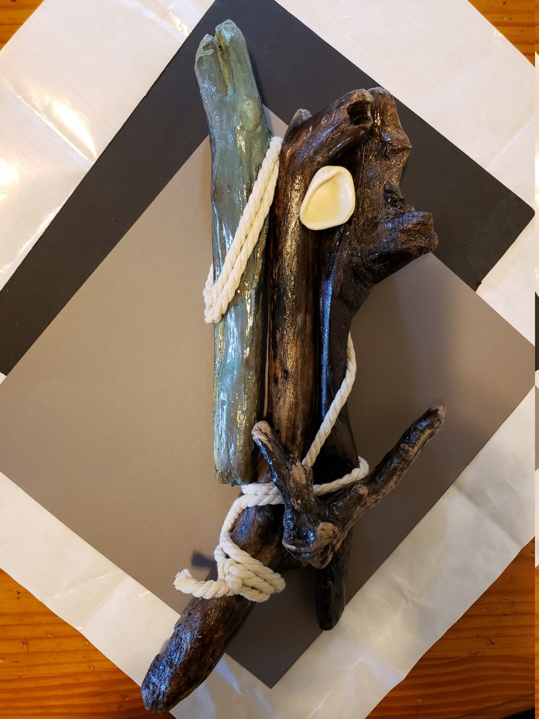 Driftwood Raft Decor for Wall or Table - Etsy