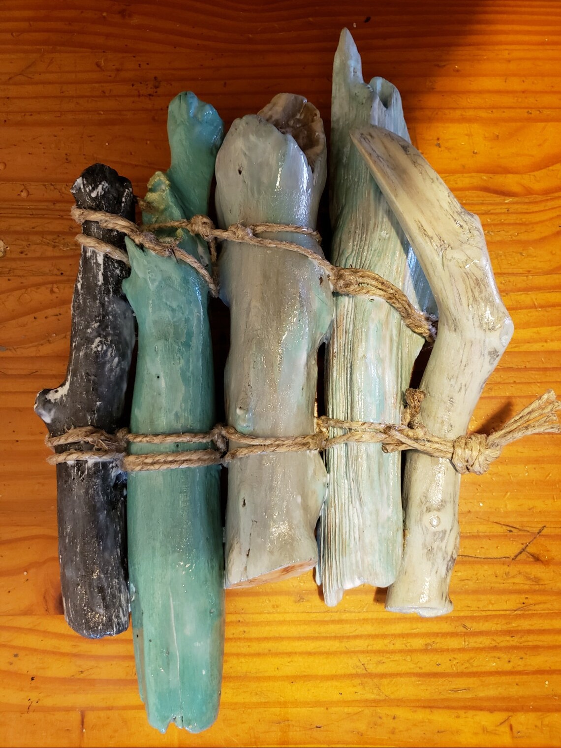 Driftwood Raft Decor for Wall or Table - Etsy