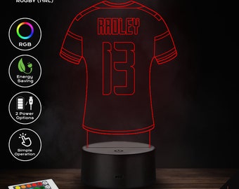 Rugby Night Light | Etsy
