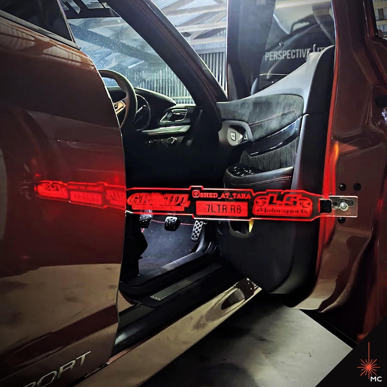 Custom LED Car Door Holder Prop Display (motor Vehicle Accessories) - Etsy