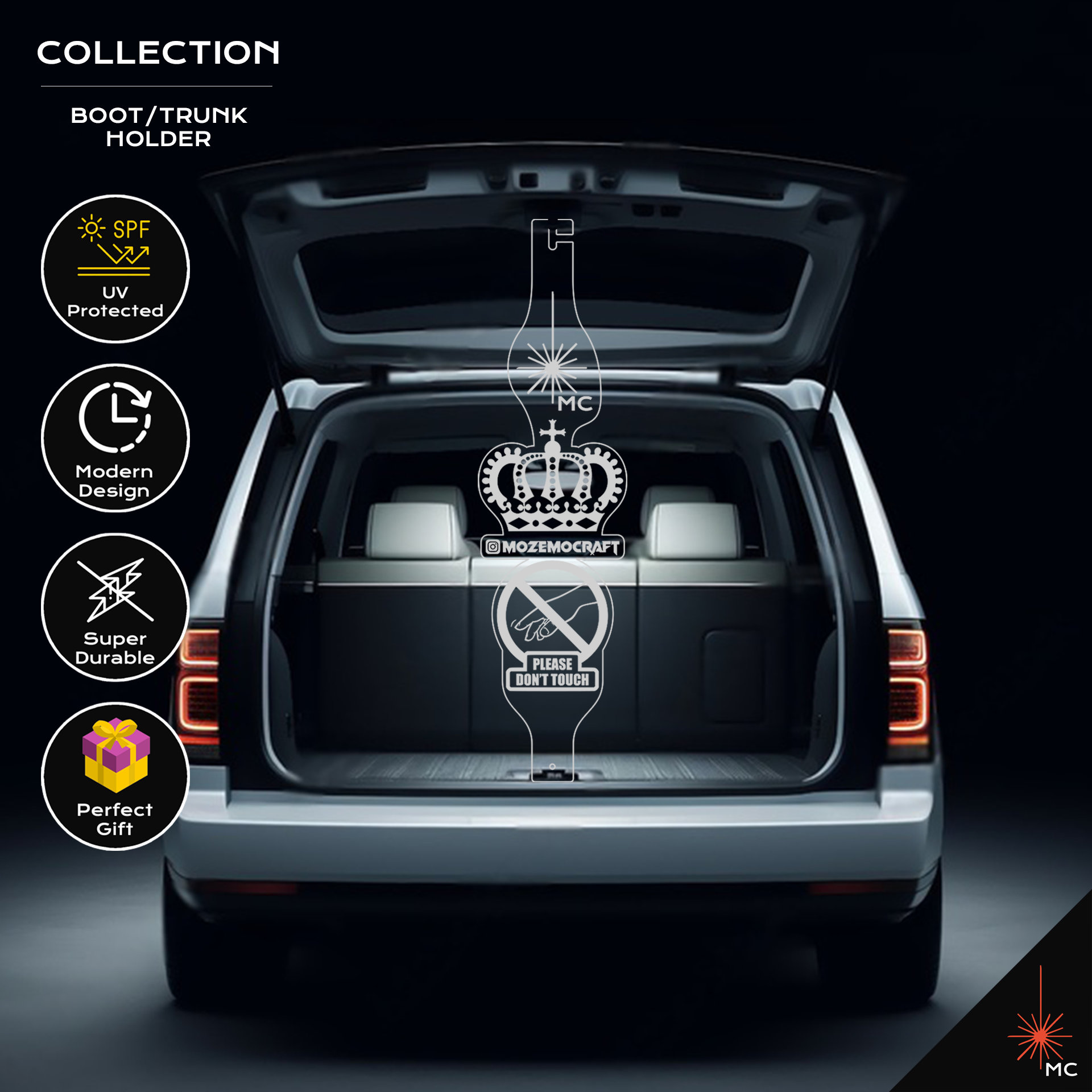 Custom Car Boot / Trunk Holder Prop (motor Vehicle Accessories) - Etsy