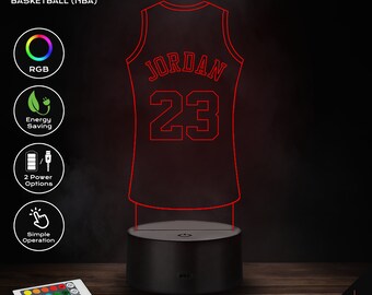 Michael Jordan Lamp | Etsy