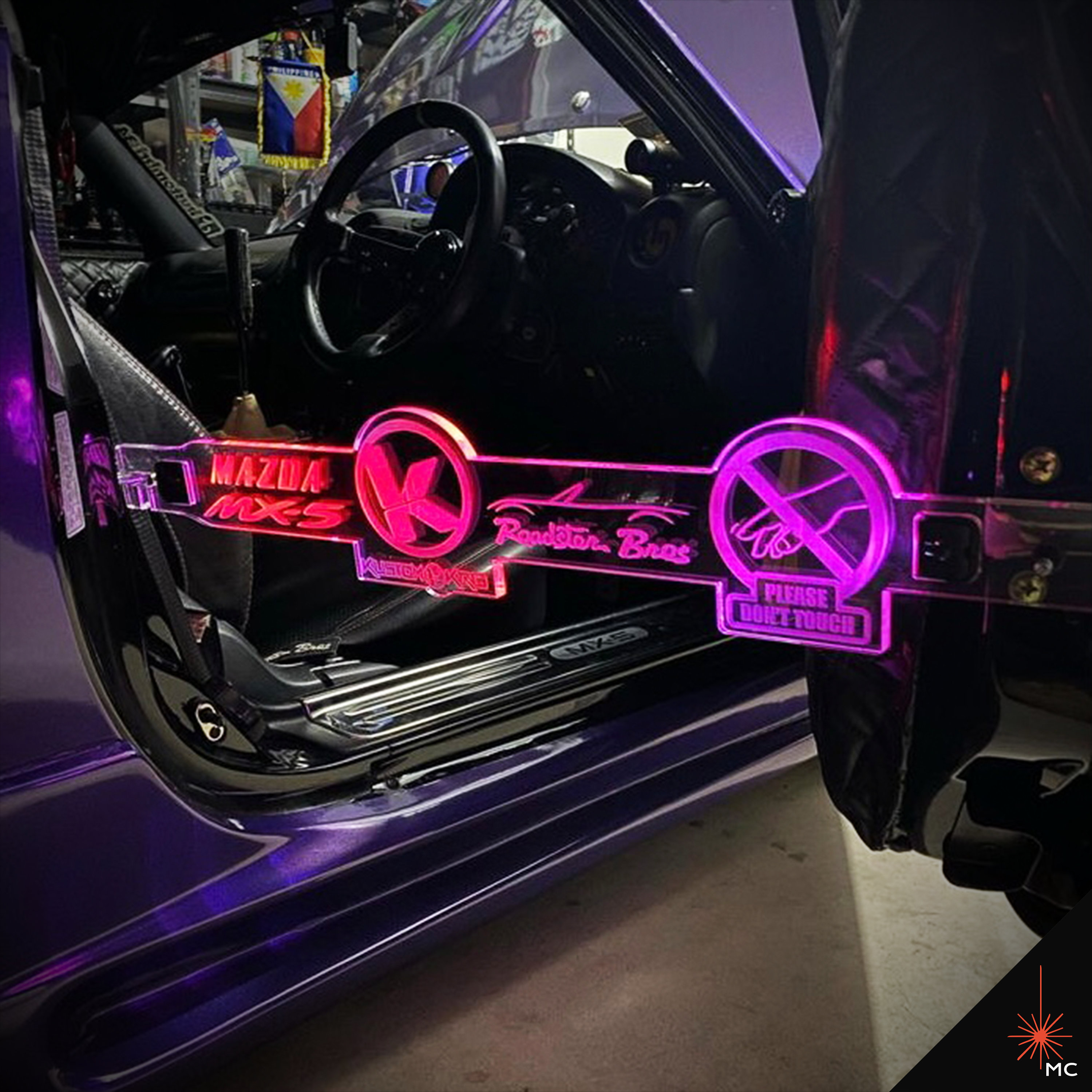 Custom Car Door LED Holder Prop motor Vehicle Accessories - Etsy