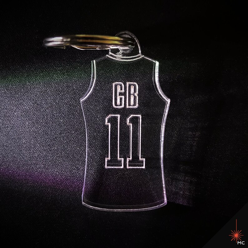 Design Your Own - Basketball Jersey Keychain - Etsy