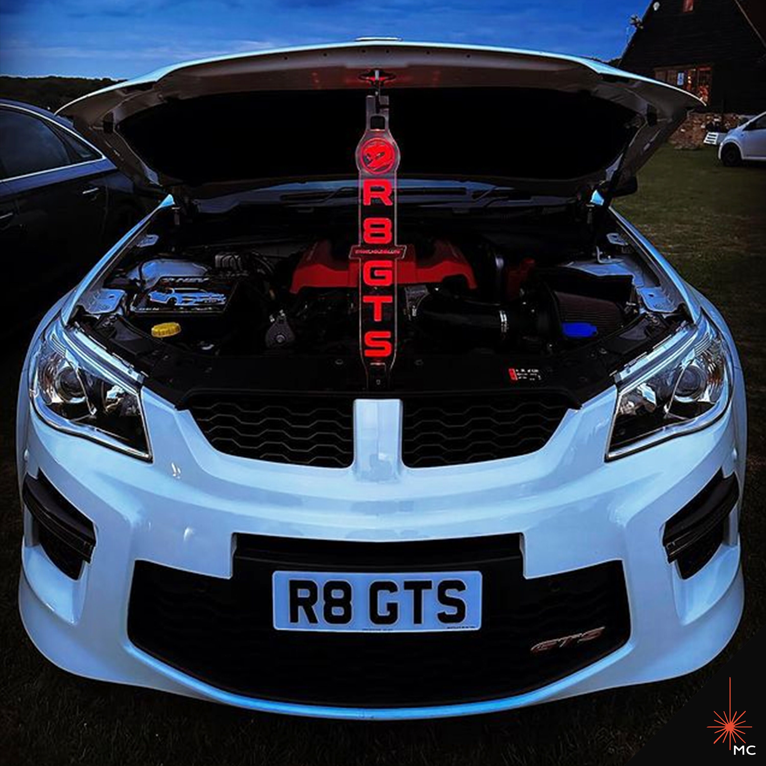 Car Bonnet Hood LED Light-up Holder - Etsy