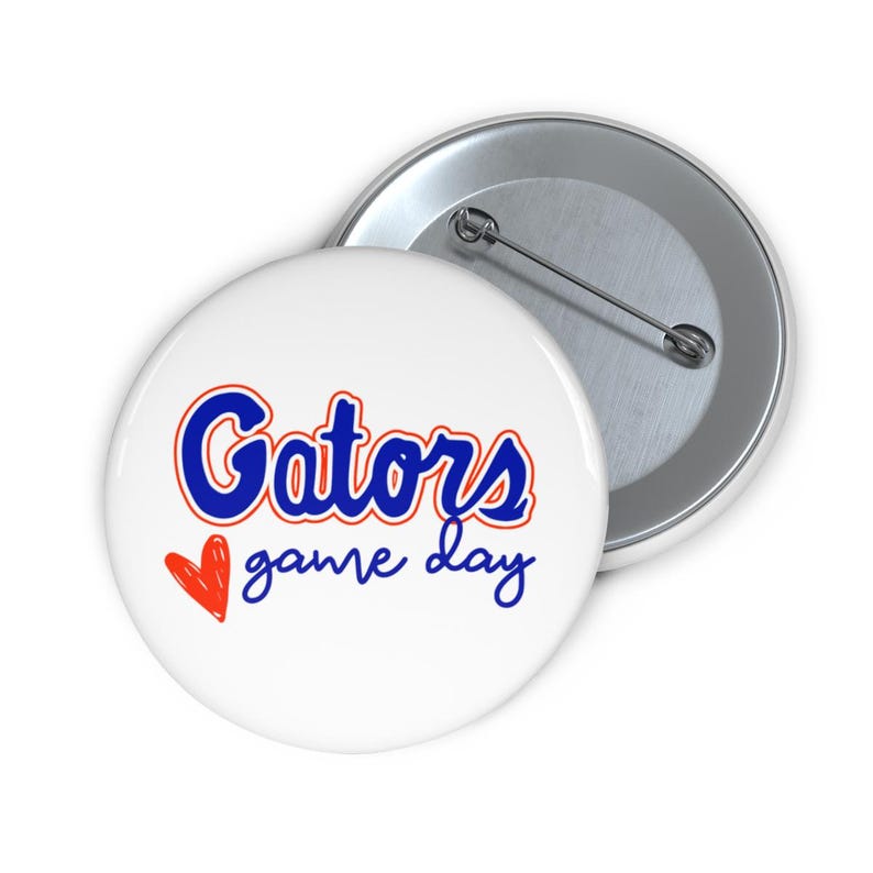 Gators Love Game Day Button University of Florida - Etsy