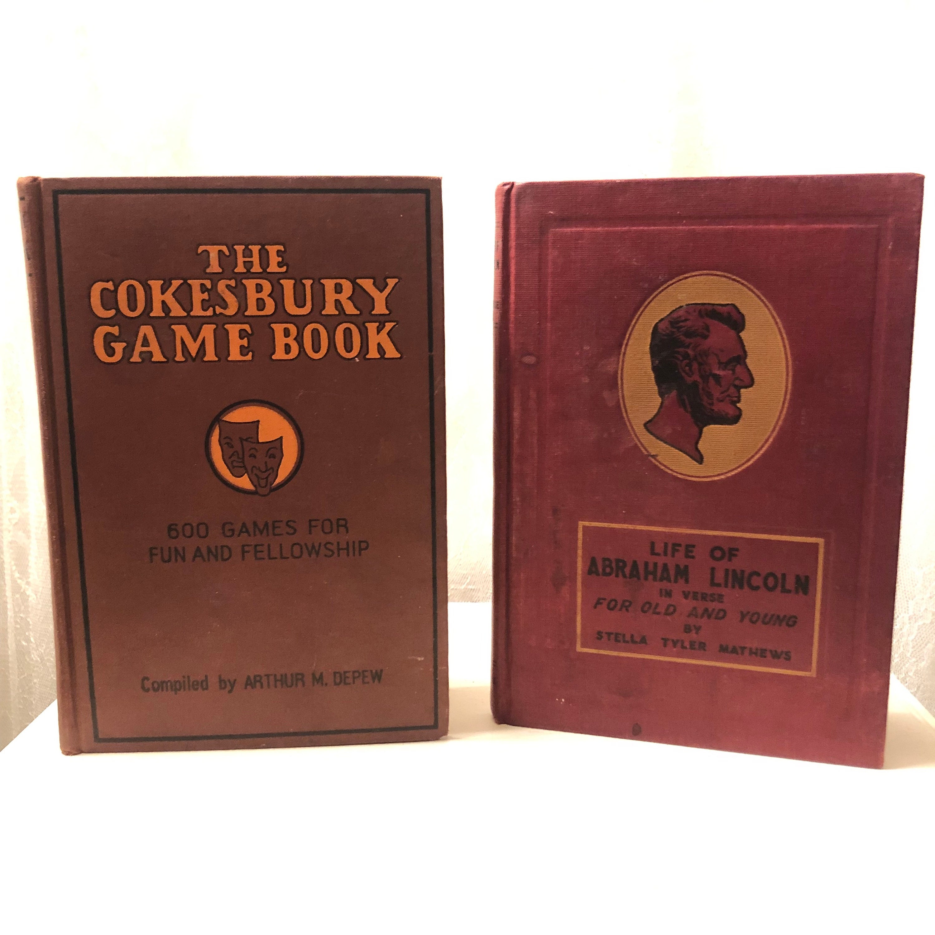 Orange and Red Vintage Books. Books for Decoration. Display Books ...