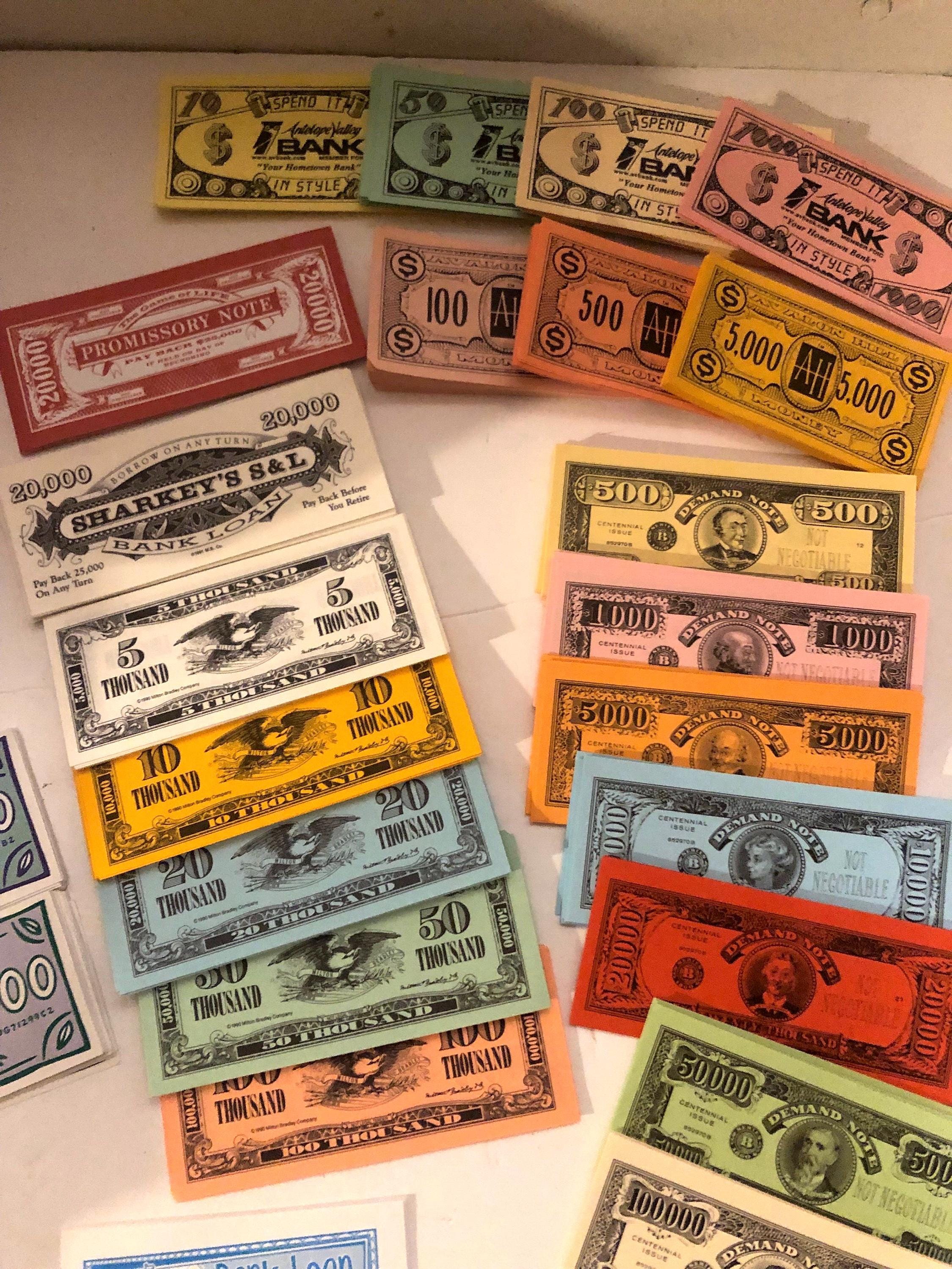 Bulk Play Money for Arts and Crafts. Monopoly, Life, Payday, Allowance ...