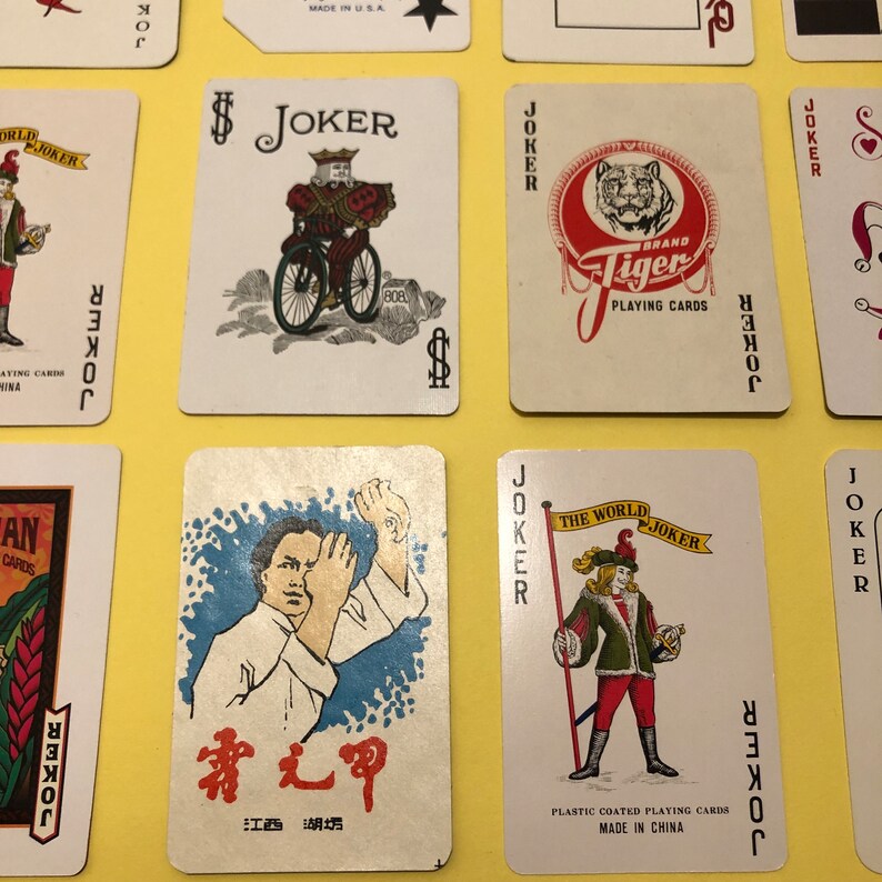 Collection of Jokers From Various Decks of Playing Cards. - Etsy