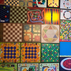 Rare Vintage Game Boards for DIY Board Game Wallpaper/ Game Wall /game ...