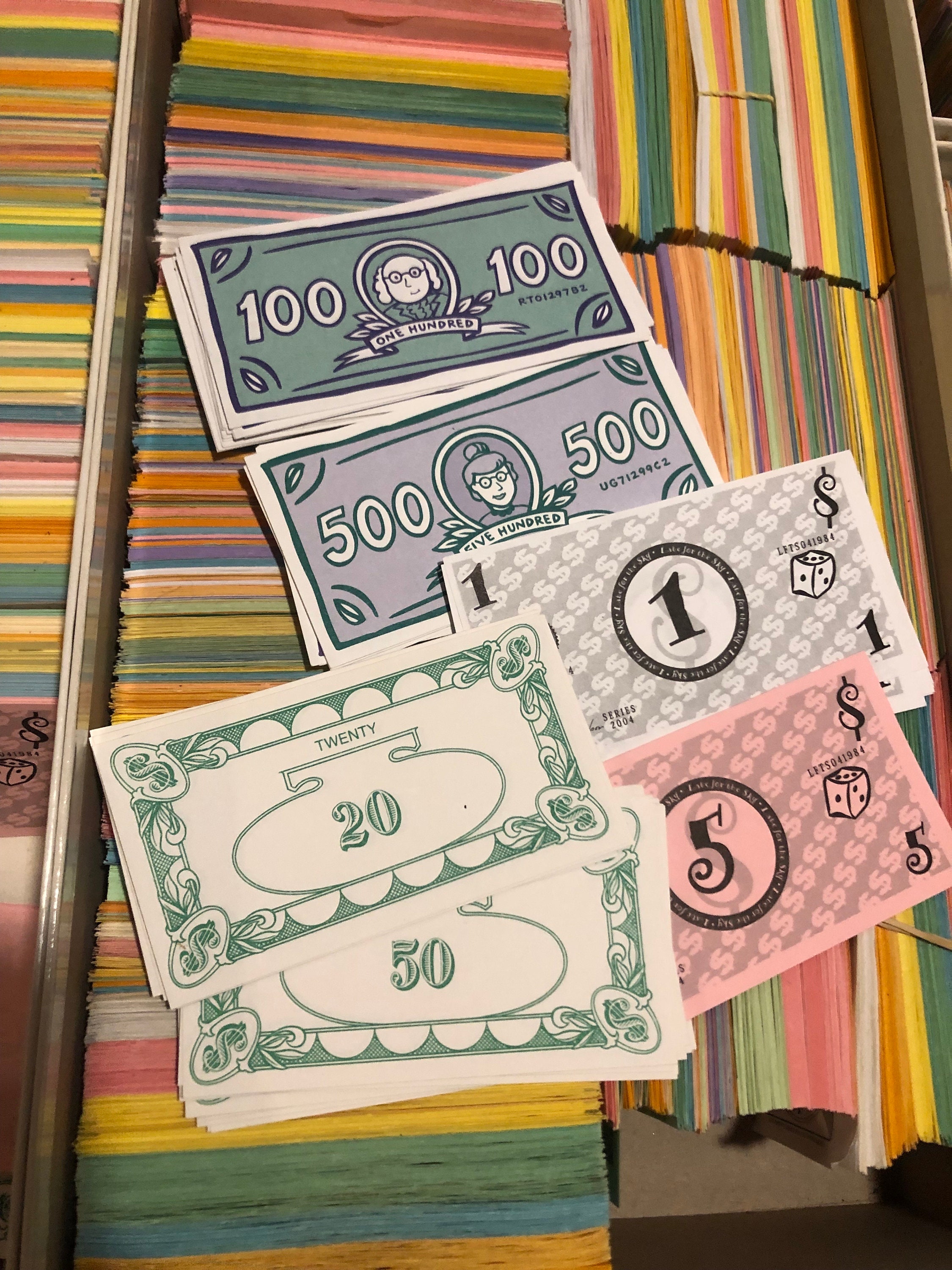 Bulk Play Money for Arts and Crafts. Monopoly, Life, Payday, Allowance ...
