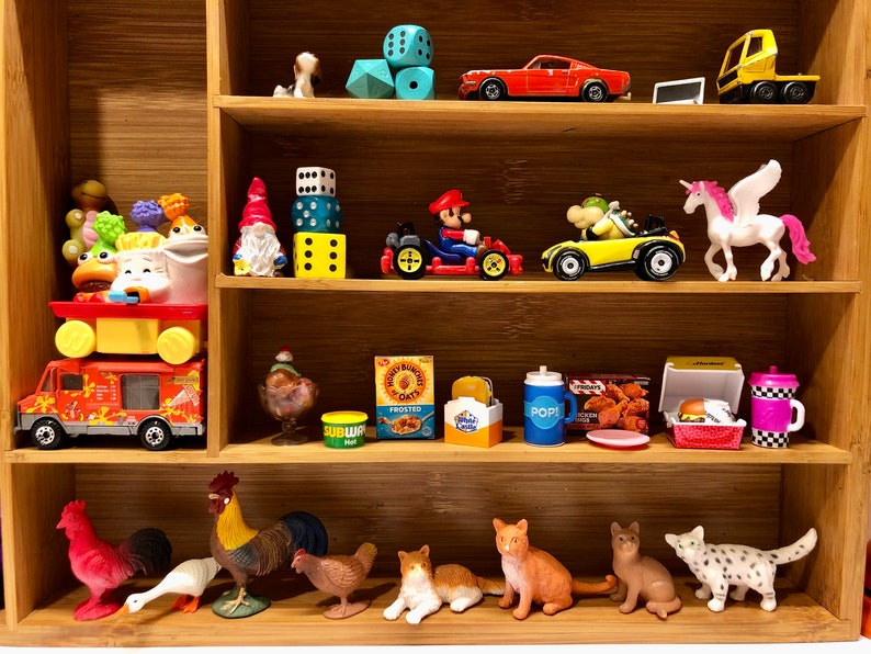 40 Little Toys, Dice and Board Game Figurines for Collecting or Display ...
