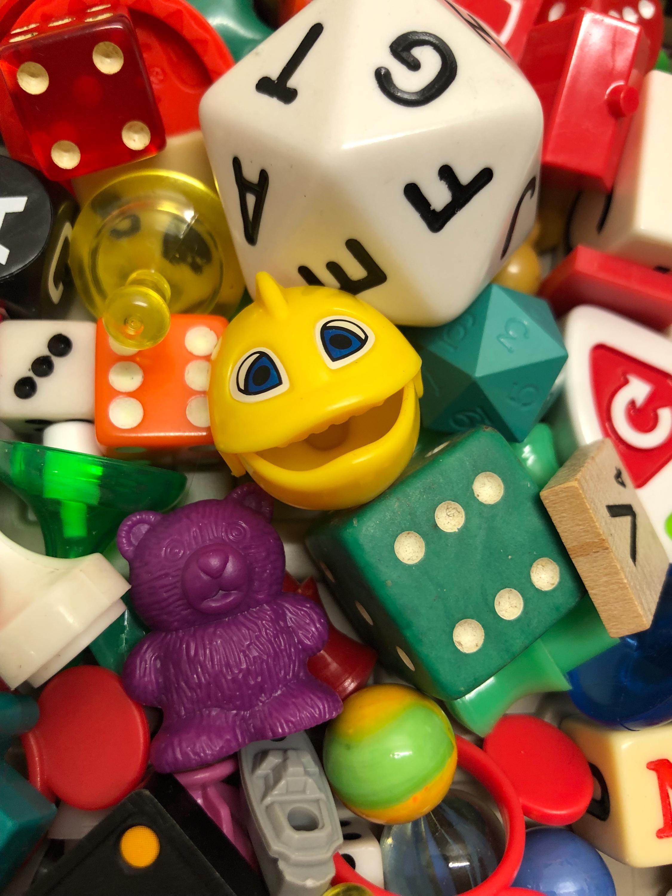 5 Lbs Bulk Game Pieces: Craft Project Supplies - Etsy
