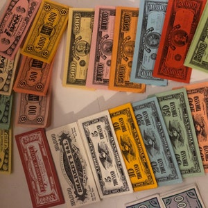 Bulk Play Money for Arts and Crafts. Monopoly, Life, Payday, Allowance ...