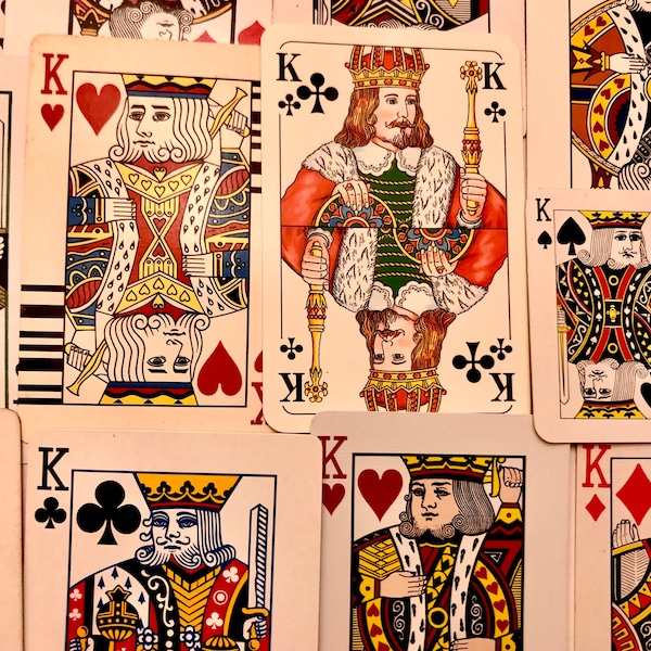 Playing Cards King - Etsy