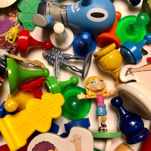Board Game Pieces Vintage Game Pieces Modern 100 Pc Lot Dice Chess